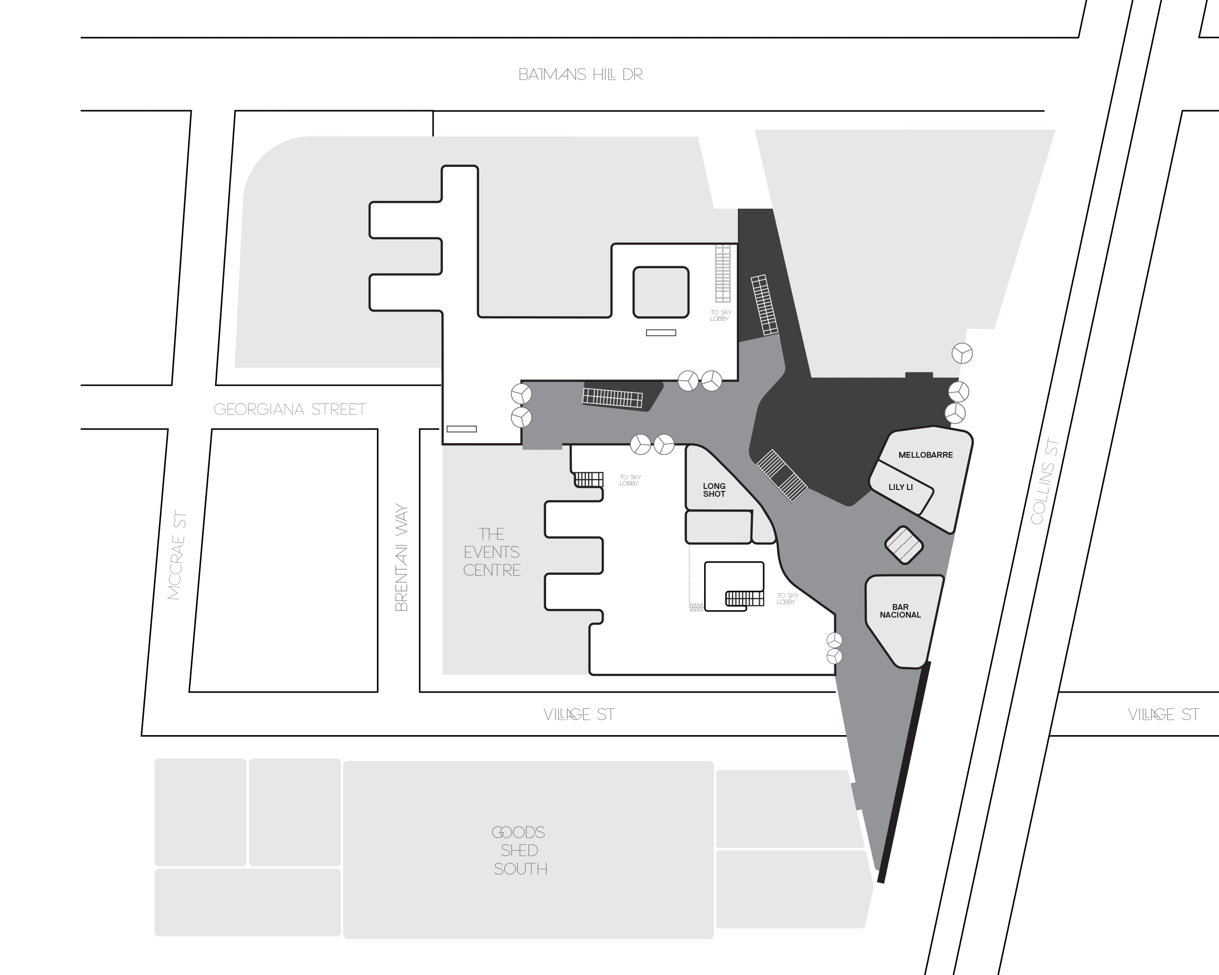 Map of Retailers – Collins Square